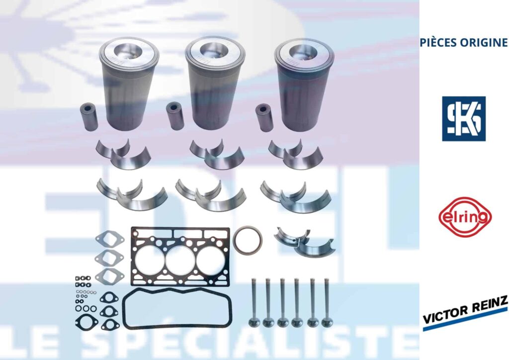 Kit révision moteur Case IH D155 origine KS Tracteur agricole - Edel